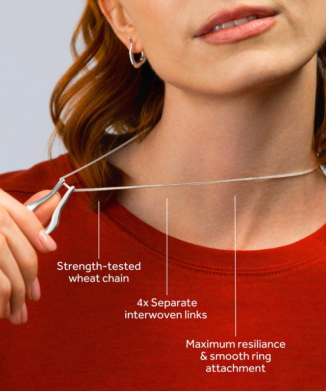 Ring Keeper Necklaces by Pixie Wing™ - Sterling Silver & 18K Gold Plated