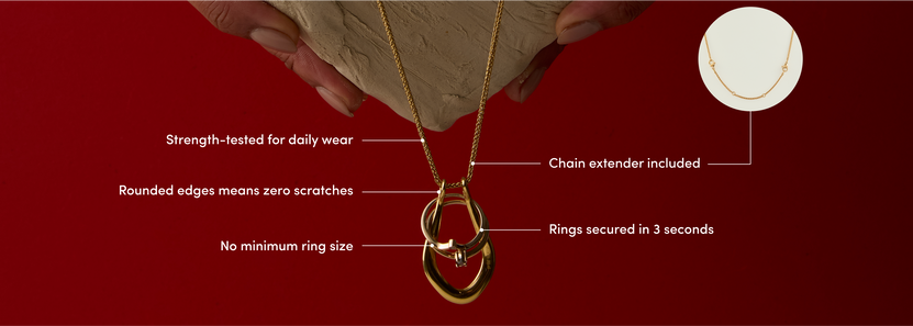 Stylish Ring Keeper Necklaces for Every Occasion – Pixie Wing