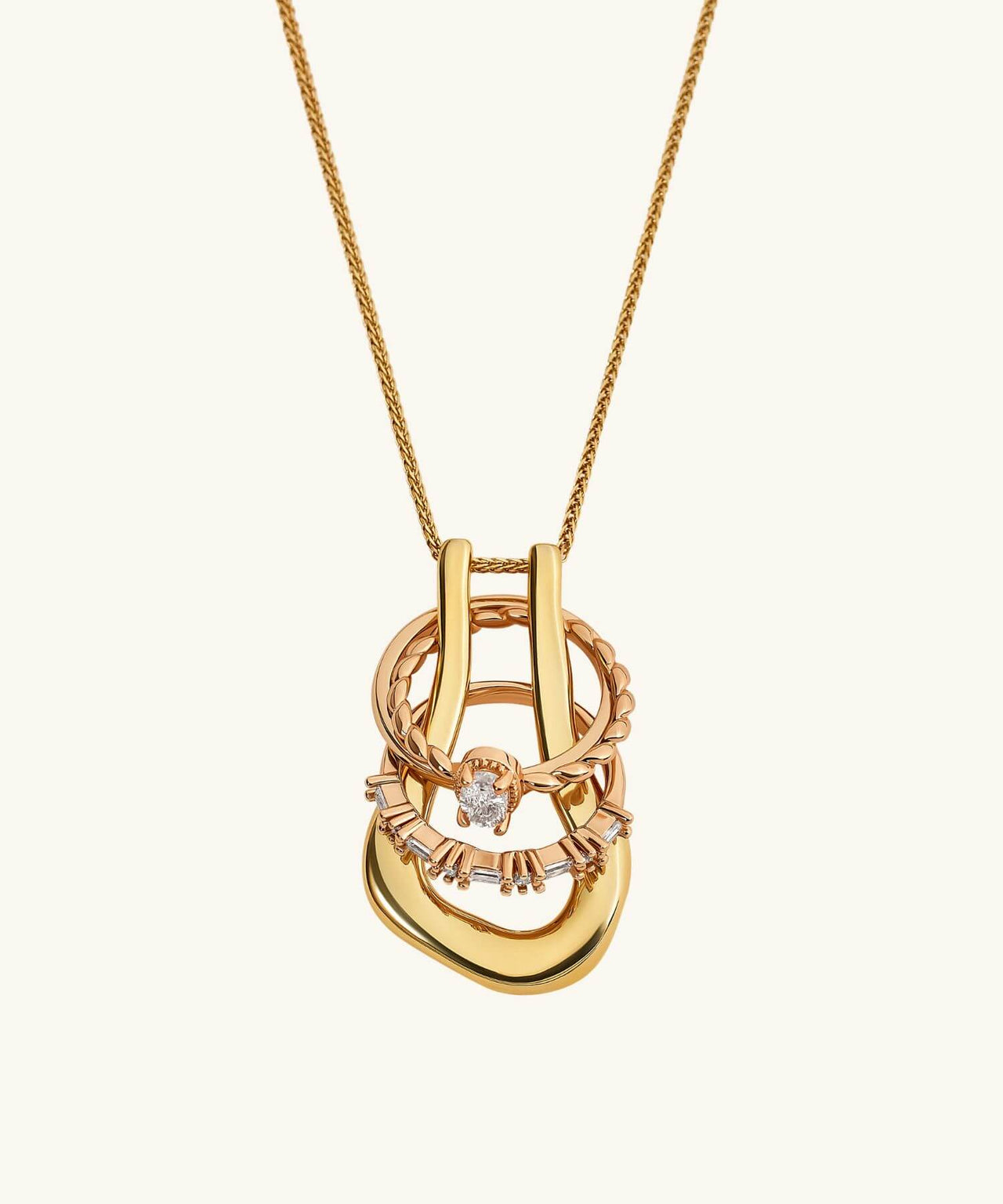 The EMBODY Ring Keeper by Pixie Wing™ - Asymmetrical Ring Holder Necklace